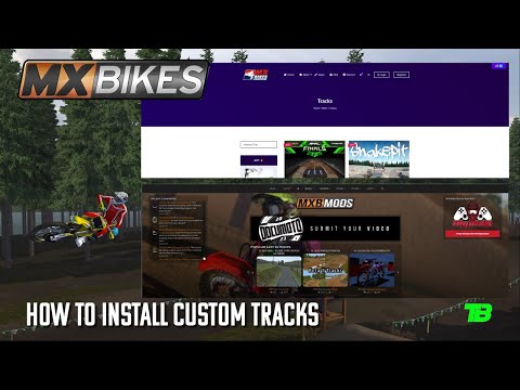 HOW TO INSTALL TRACKS! | MX Bikes