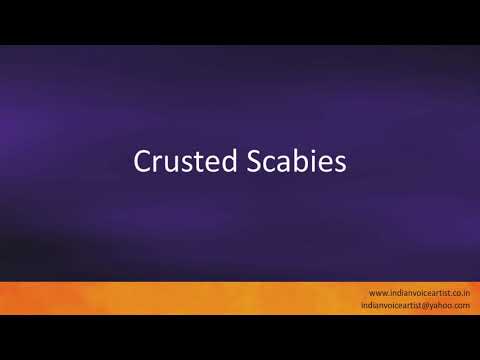 Pronunciation of the word(s) "Crusted Scabies".