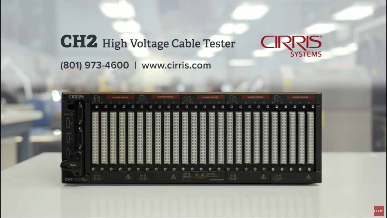 Cirris CH2 Cable and Harness Tester - Our most capable tester for complex assemblies
