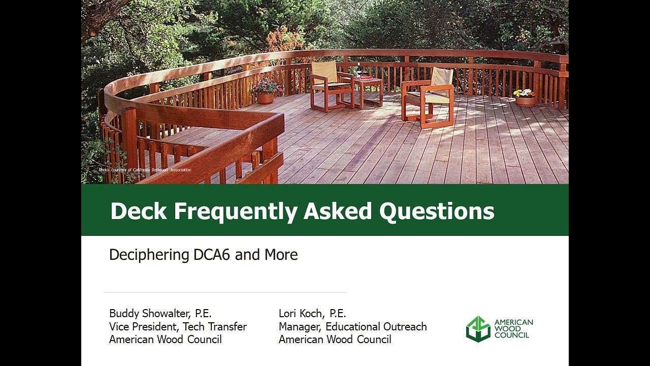 Deck FAQs: Deciphering DCA6 and More