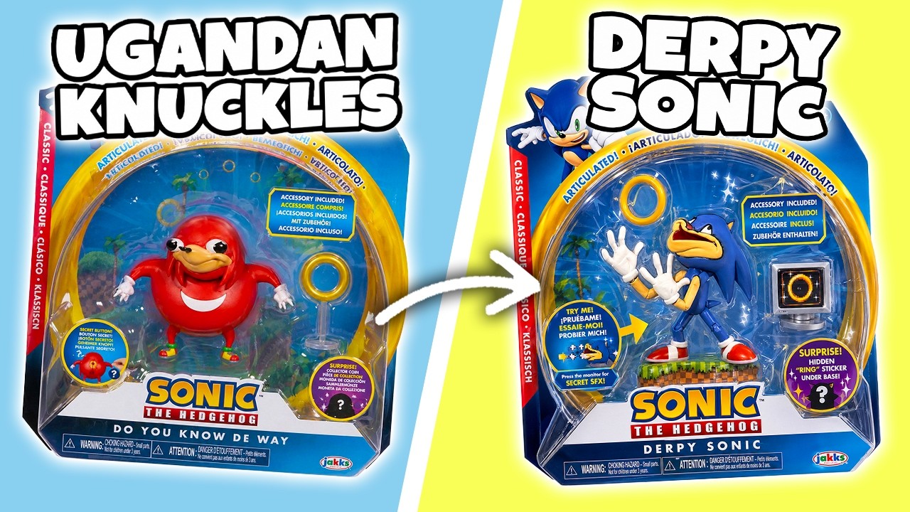 I Made AI Design Sonic Memes as Figures