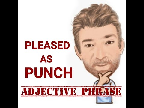 English Tutor Nick P Adjective Phrase (163) Pleased as Punch - Origin