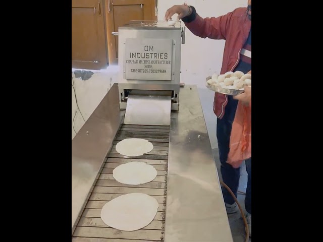 Commercial Automatic Roti Making Machine - Conveyor Electric Chapati ...