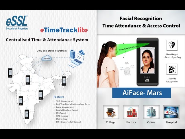 Face Recognition Time Attendance System - Essl Ai Face Mars Service ...