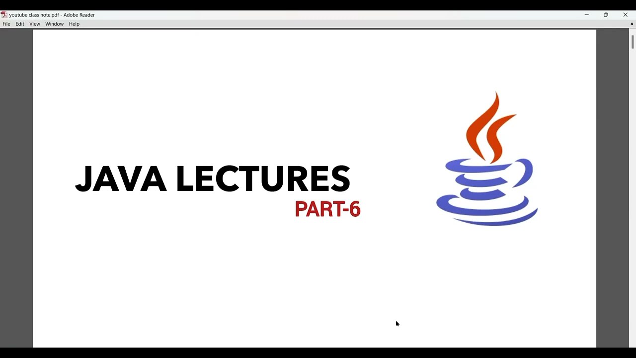 Java Lectures | Part 6 – Comments in Java