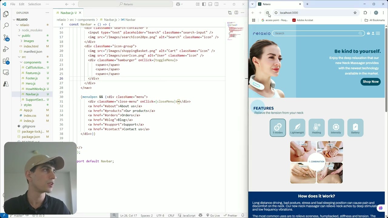 Build a Fully Functional Hamburger Menu in React