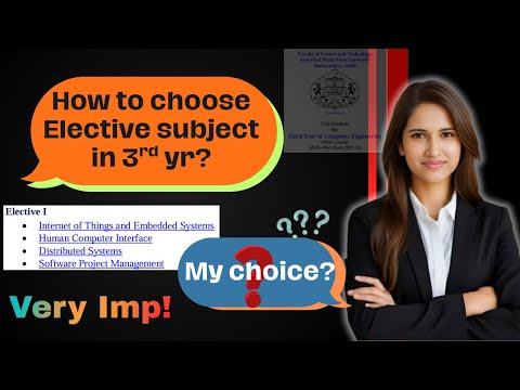 Best Elective Subject to Choose in 5th Sem? | My Honest Pick! | SPPU Third Year Semester 5 |