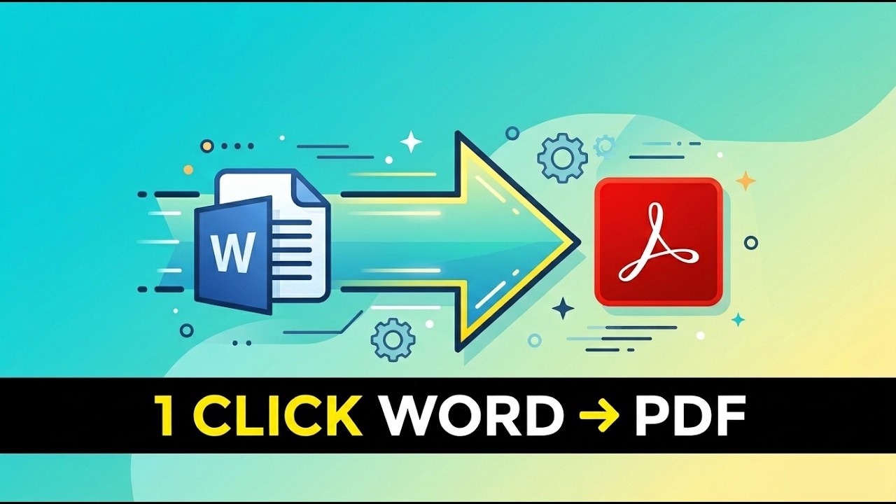 Convert Word to PDF in 2 Seconds (No Software Needed)