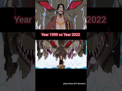 One Piece Sea King 1999 vs 2022 #shorts #onepiece #anime #seakings