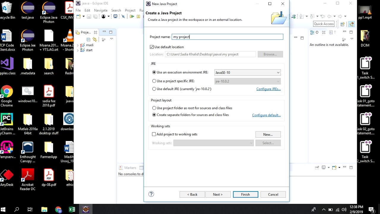 How to Start a new Java  project on Eclipse | Quick Errors