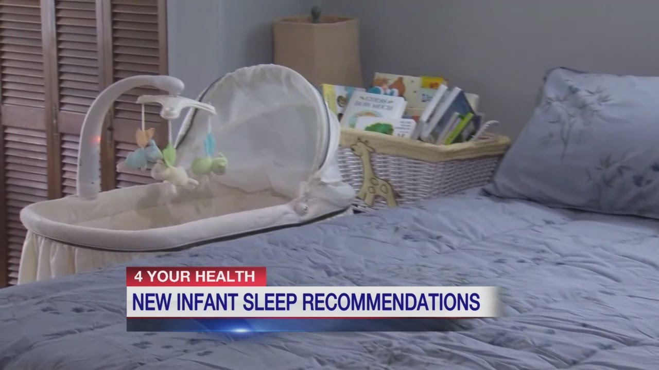New report from AAP says infants should sleep in parents room during first year to decrease chance o