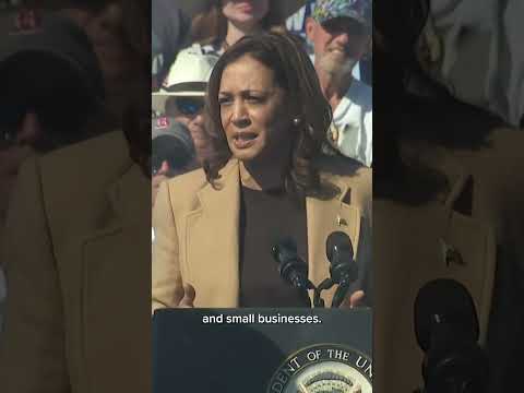 Harris unveils plan for 28% capital gains tax, softening Biden's proposal for 40% tax