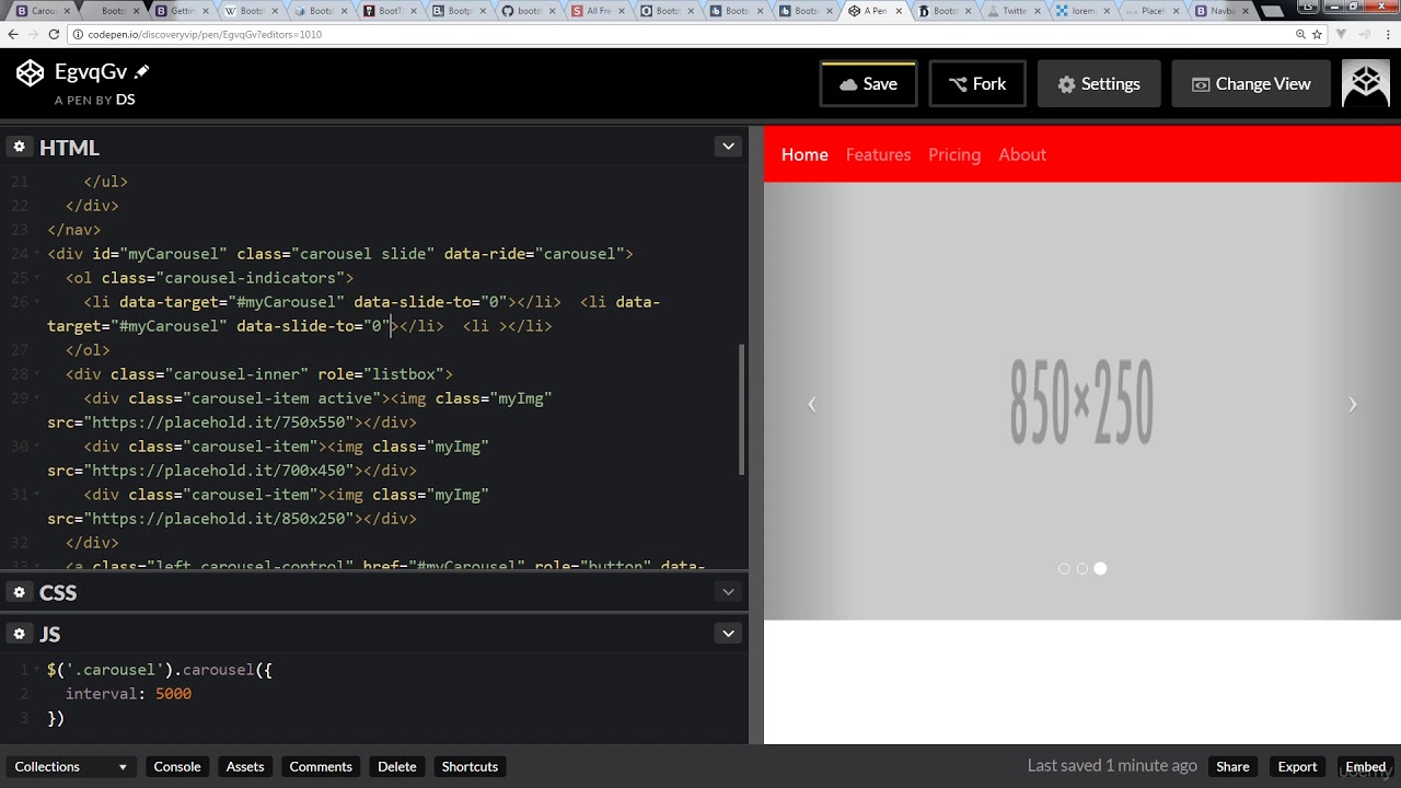 138 bootstrap carousel indicators