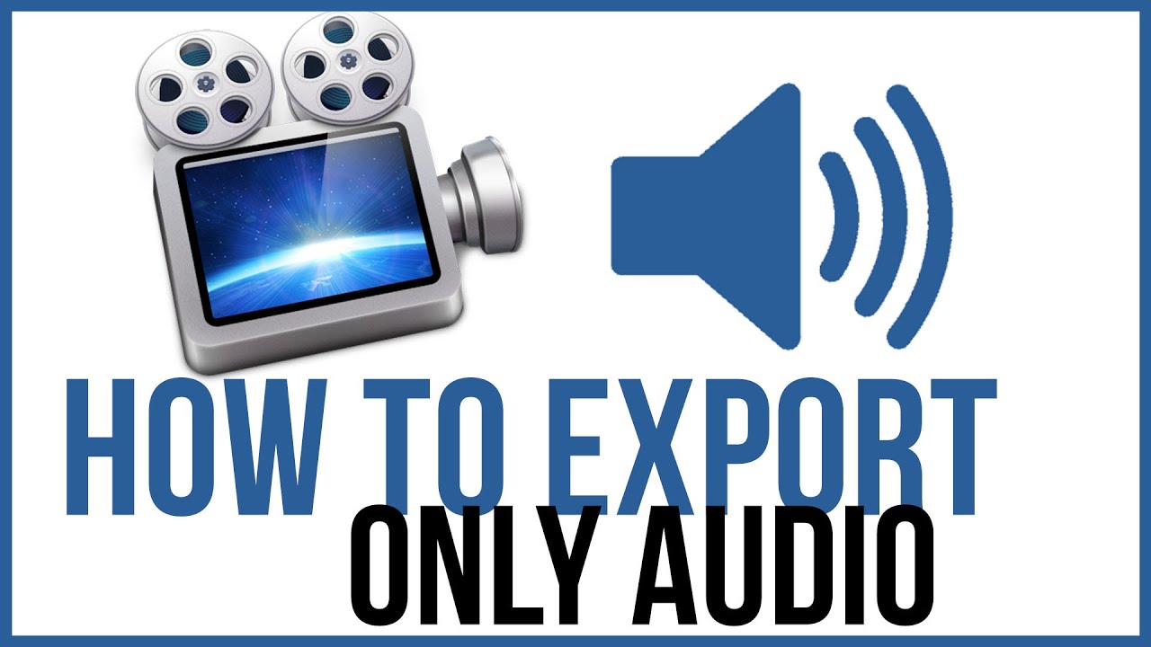 How To Export JUST THE AUDIO from Screenflow - Screenflow Tutorial