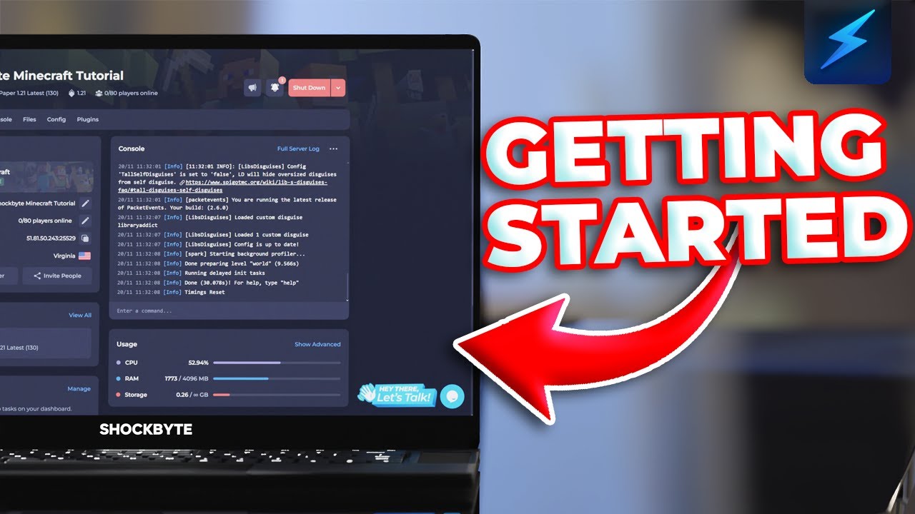 Getting started with the new Shockbyte Control Panel