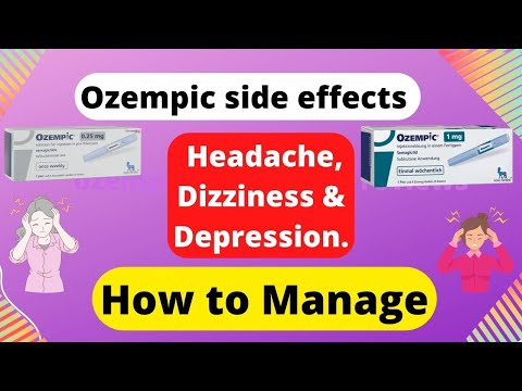 Ozempic Injection – Headache, Dizziness & Depression? Side Effects Review!