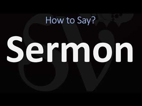 How to Pronounce Sermon? (CORRECTLY)