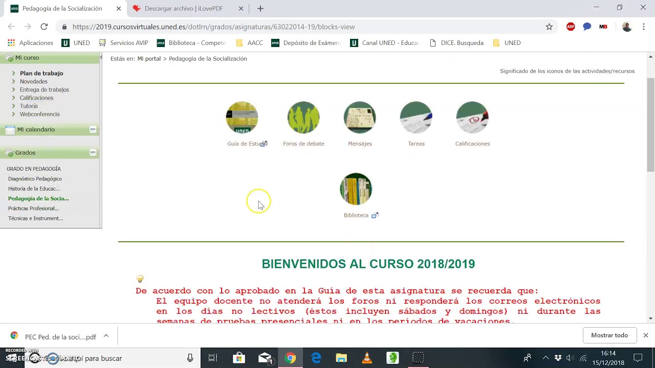Word a PDF, Entrega de PEC