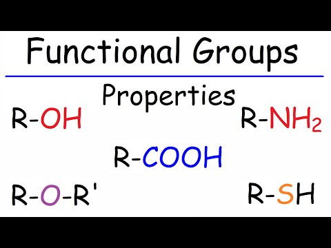 Properties of Functional Groups - Organic Chemistry