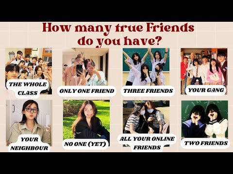 How Many TRUE Friends Do You Really Have? 👀💯 | Personality Quiz Game 🌟 | @quizgalaxtopia
