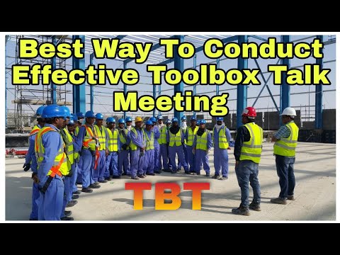 How To Conduct Toolbox Talk Meeting || Best Way To Give Toolbox Talk Meeting