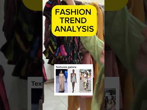 Fashion Trend Analysis on Fashion Design Topics