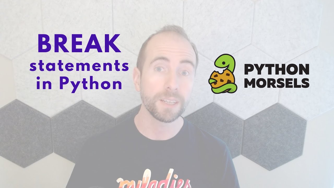 Breaking out of a loop in Python