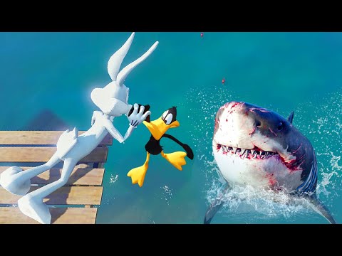 GTA5 Bugs bunny Vs Daffy Duck Jumps fails & Funny Ragdolls ep.16 ( Euphoria physics funny moments )
