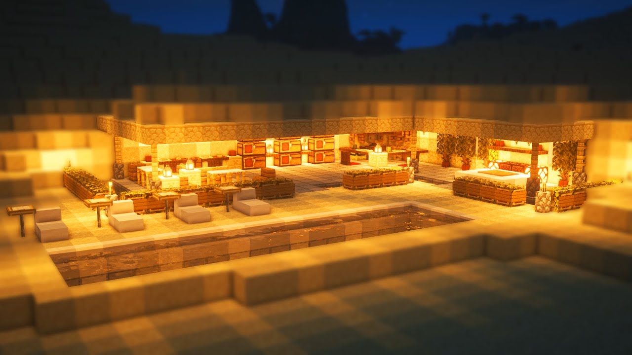 Minecraft : Desert Resorts ｜ How to build - Minecraft Builders