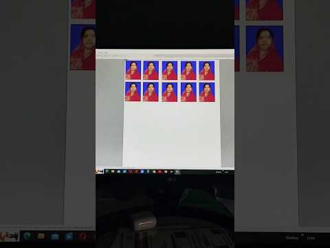 Passport size Photo Printing in Hp Printer 🔥🔥🔥