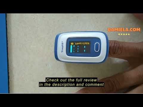 Review Duronic Fingertip Pulse Oximeter OX01R Blood Oxygen Level Monitor for Measuring Blood Oxygen