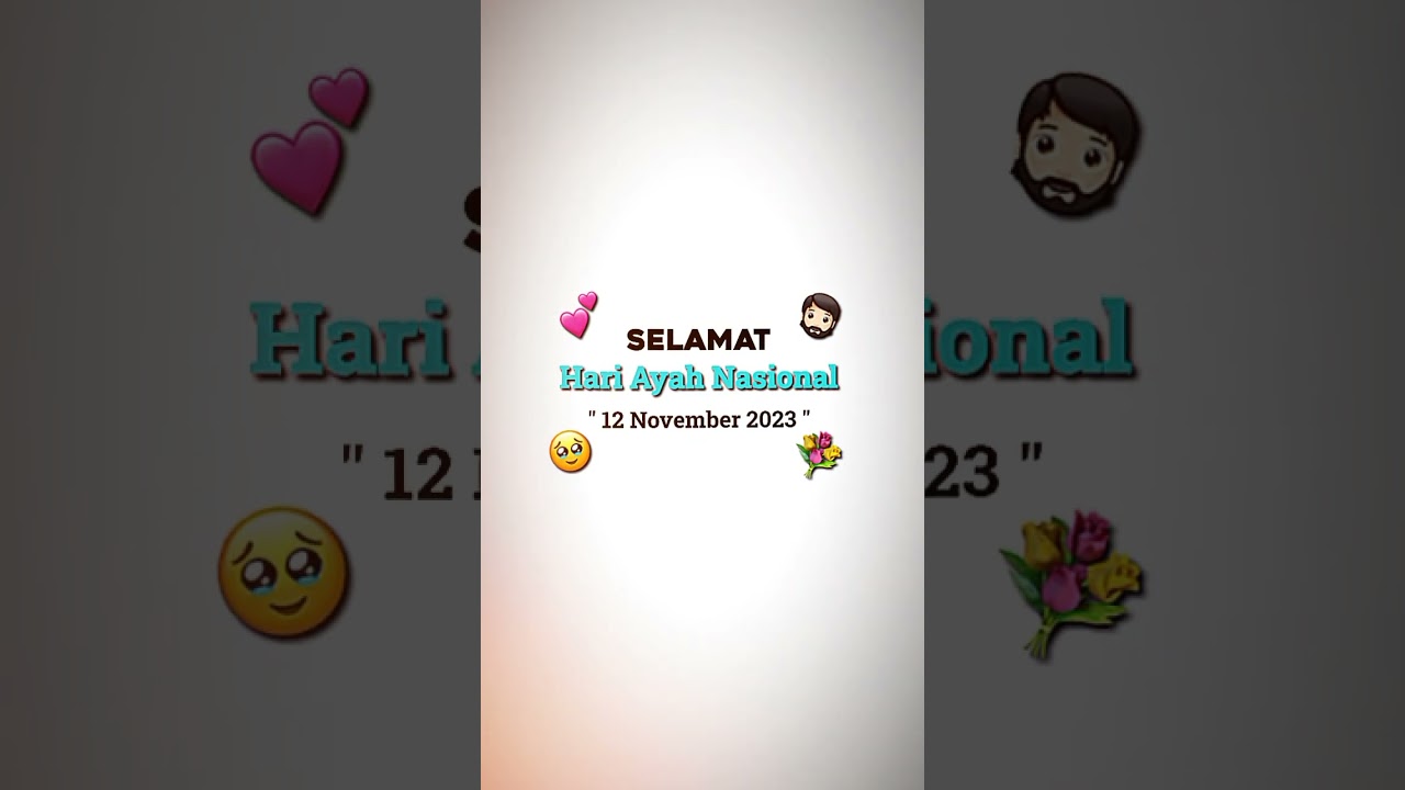 Selamat hari ayah sedunia 🧔💞