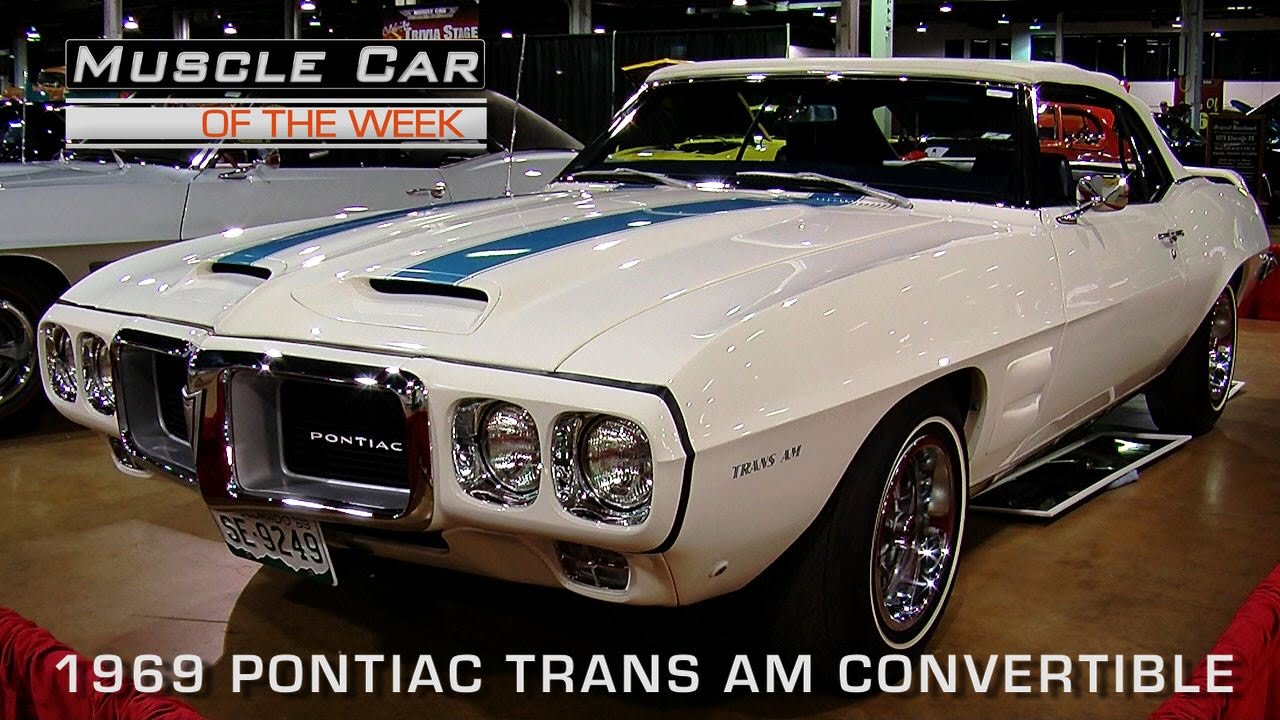 1969 Pontiac Trans Am Convertible Muscle Car Of The Week Video Episode #127