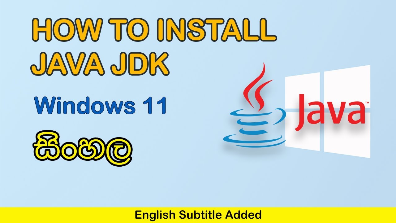 How to Install Java JDK on Windows 11 ( with JAVA_HOME ) || Sinhala || SL TECH UPDATE