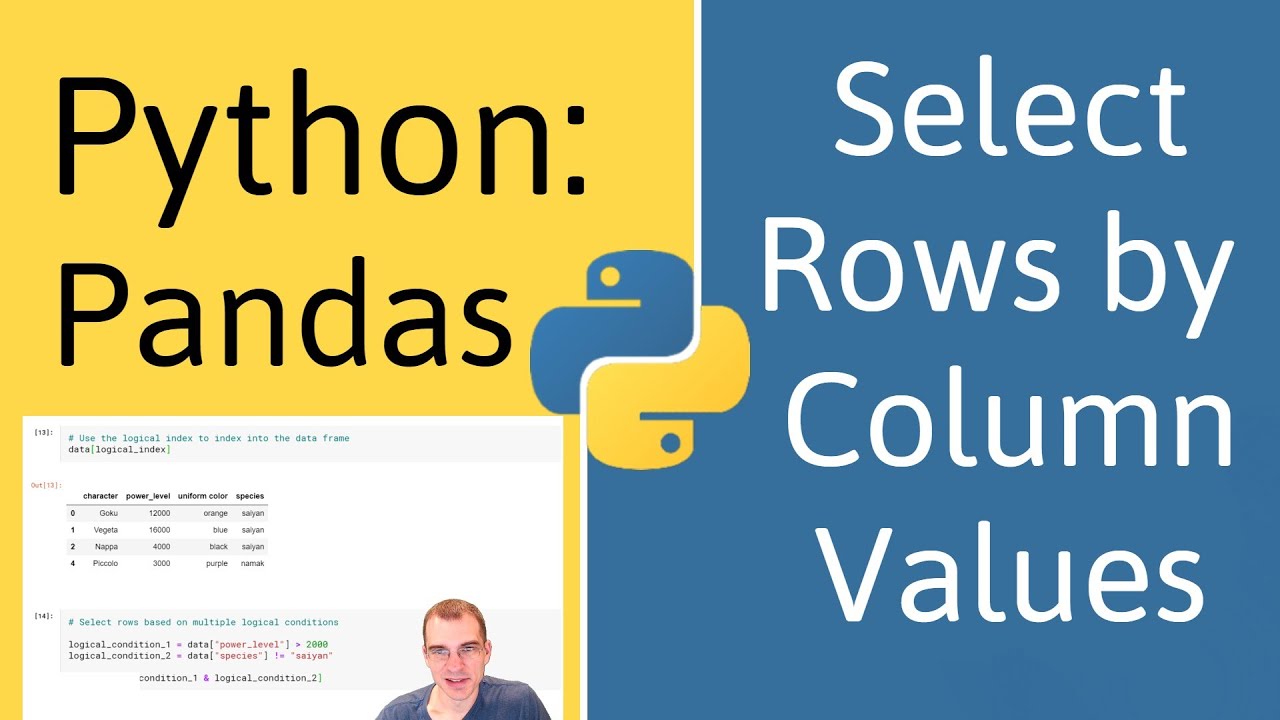 How to Select Rows Based on a Logical Condition in Pandas (Python)