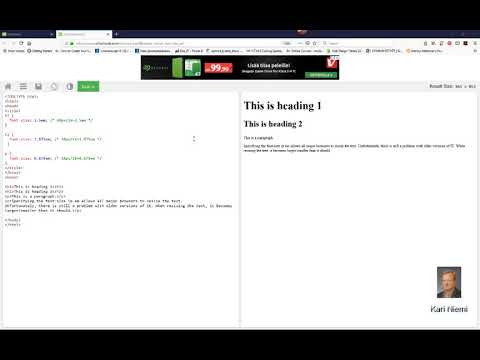 Web suhteellinen em