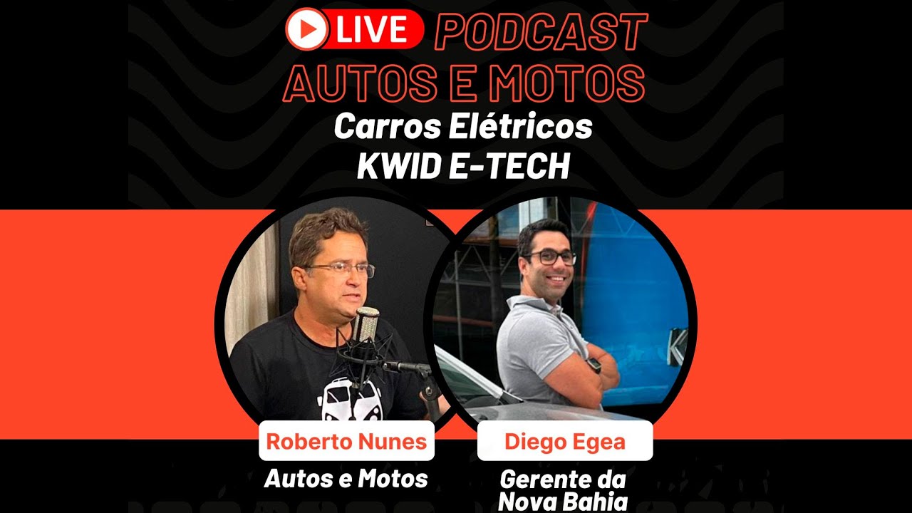#Podcast Autos e Motos #16 - CARROS ELÉTRICOS KWID E-TECH