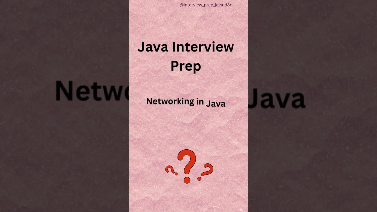 large video networking in java sockets http  2