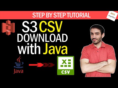 How to Download a CSV File From AWS S3 with Java | Step by Step Turorial