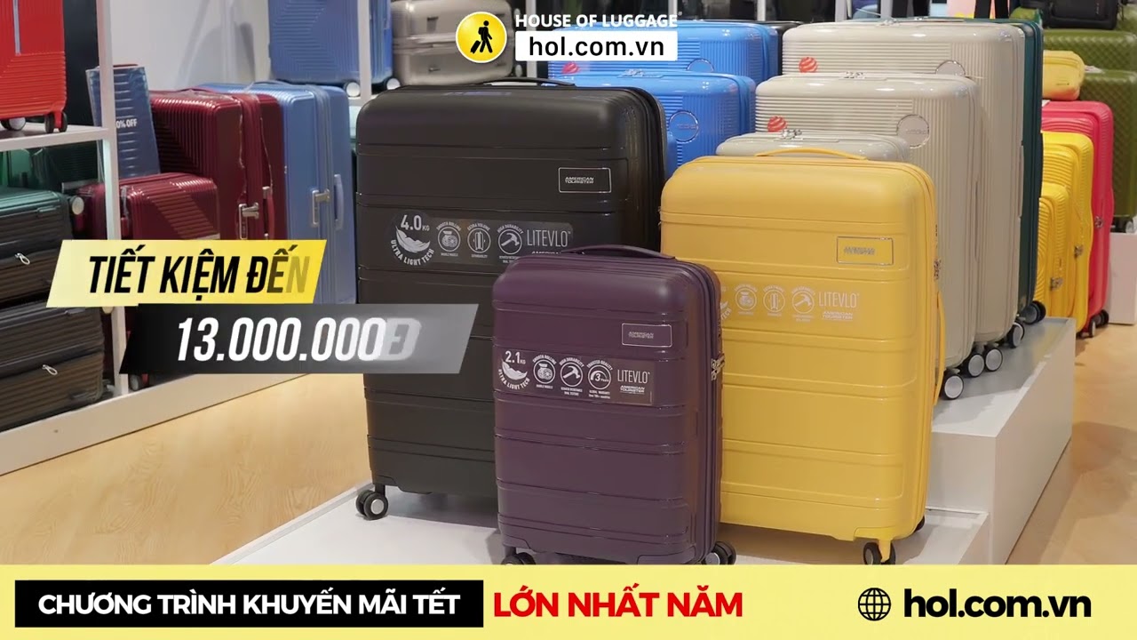 Happy Tết 2026 - Combo Vali Gia Đình ưu đãi giá đặc biệt