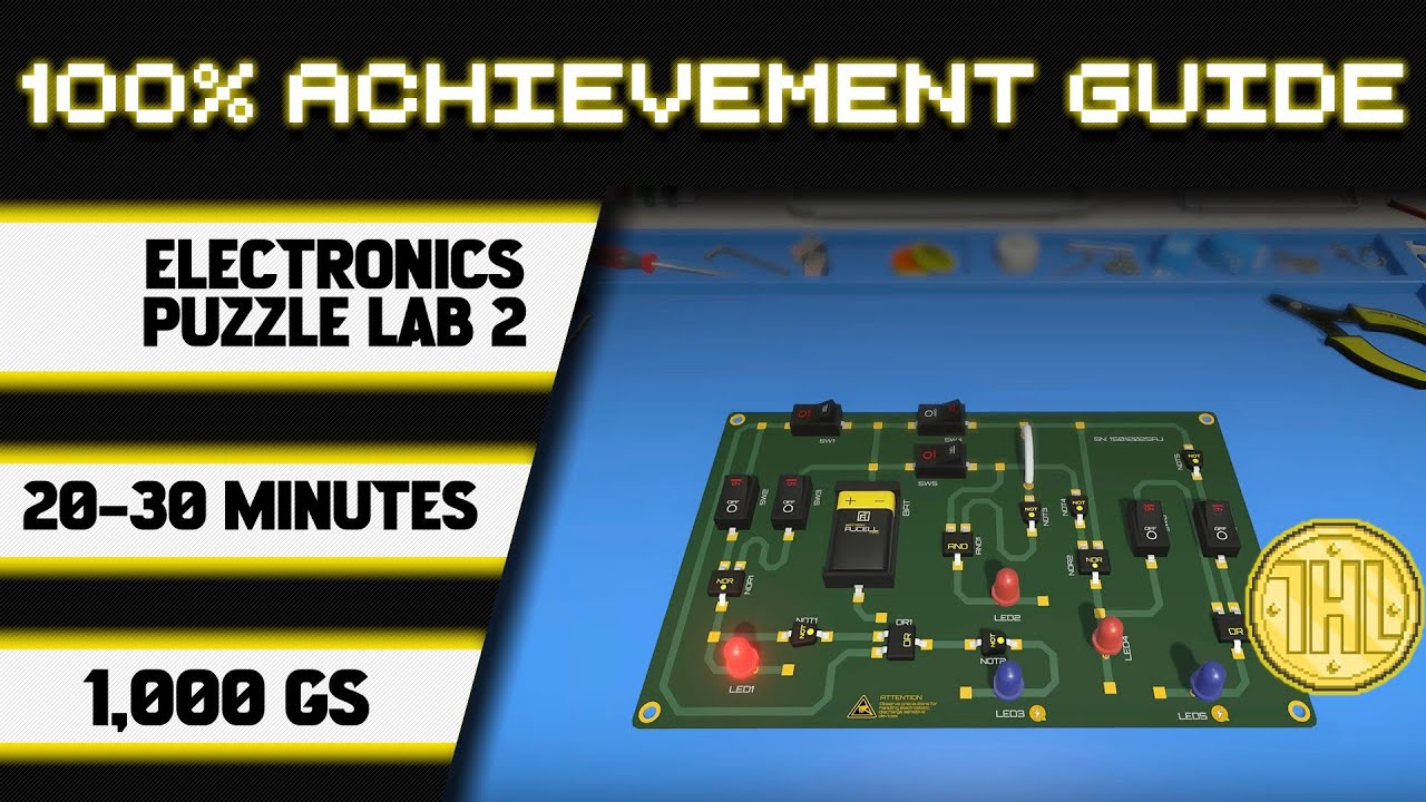 Electronics Puzzle Lab 2 100% Achievement Walkthrough * 1000GS in 20-30 Minutes *