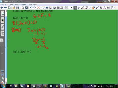 Solving Equations Using the Zero Product Rule | Beginning Algebra