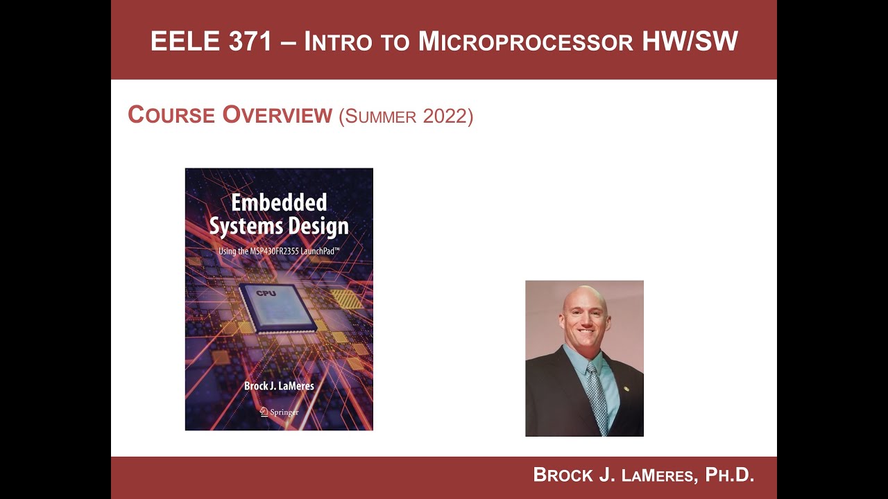 EELE 371 Course Overview (Summer 2022)