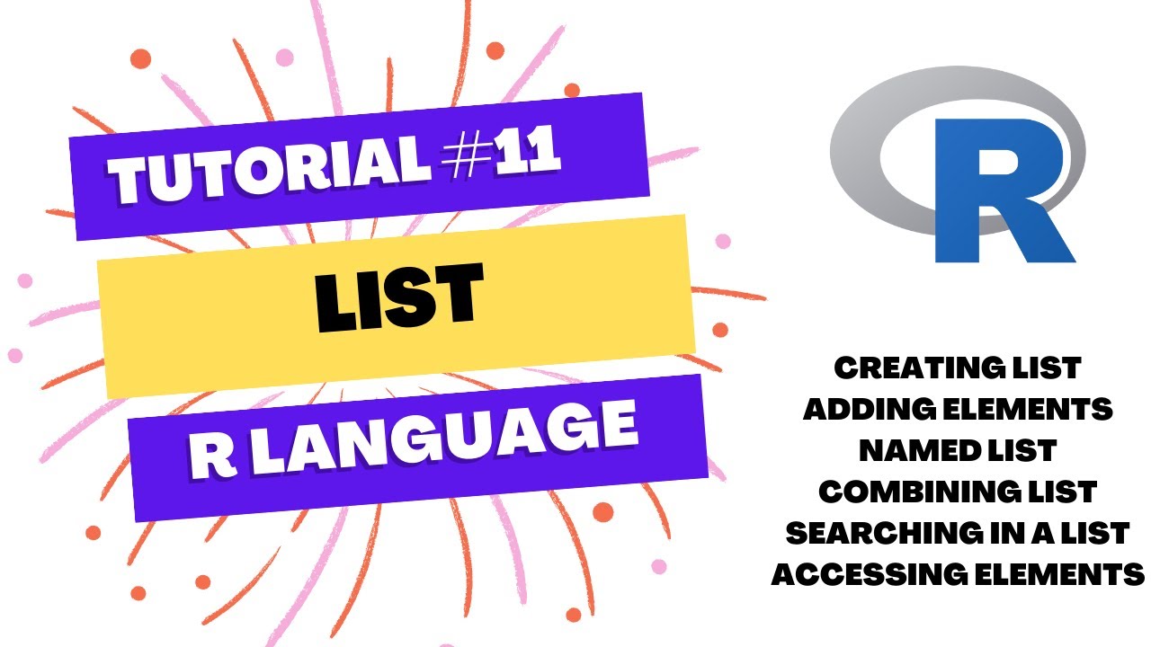 R Tutorial #11 Working with List in R (With Examples)