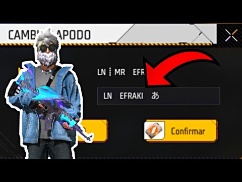 CÓMO PONER EL ESPACIO EN EL NOMBRE EN FREE FIRE 2023 😱 *Fácil y rápido