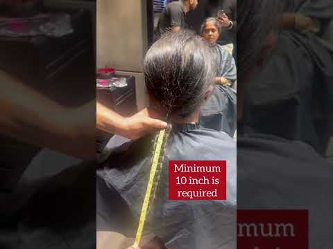 Hair Donation to Cancer Patients| 10 inch Hair Donation
