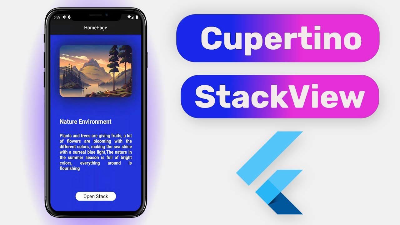 How to Implement Cupertino StackView Navigation in Flutter | Cupertino Stackview