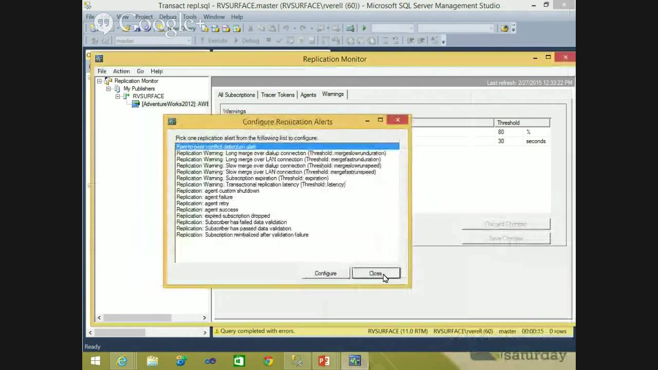 Getting Started with SQL Server Replication