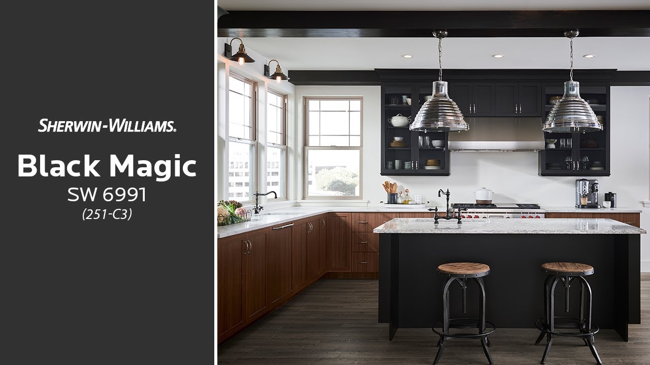 April 2018 Color of the Month: Black Magic SW 6991 - Sherwin-Williams