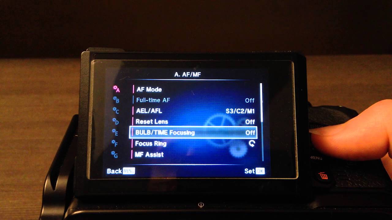 Olympus Custom Menu A Walkthrough